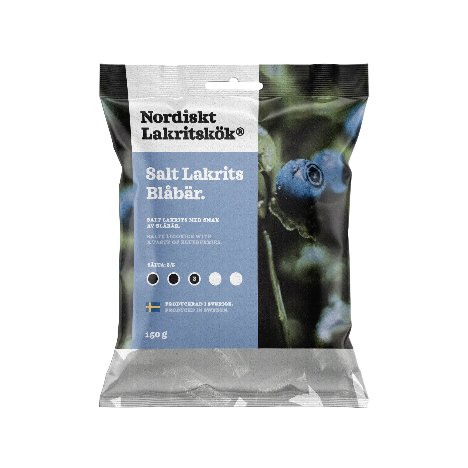Salt Lakrits Syrligt Blåbär - Nordiskt Lakritskök
